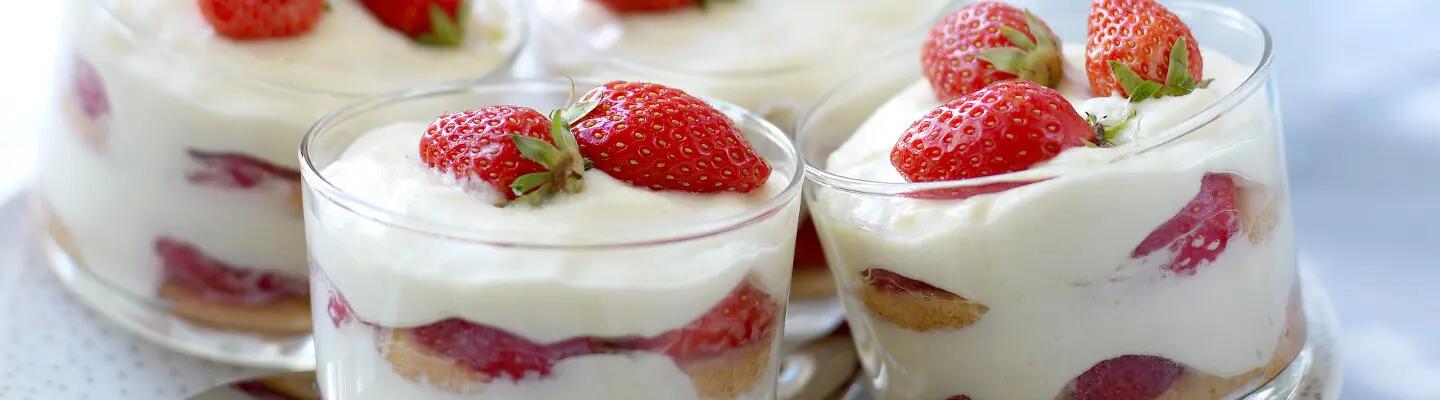 Verrine fraise mascarpone - Recette au fromage