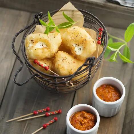 Beignets de fromage frais - Recette au fromage