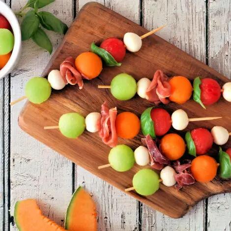 Brochette de fruits au fromage - Recette au fromage