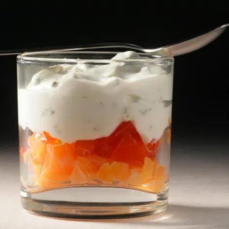 Verrine De Saumon Fumé Et Fromage Frais Recette Au Fromage