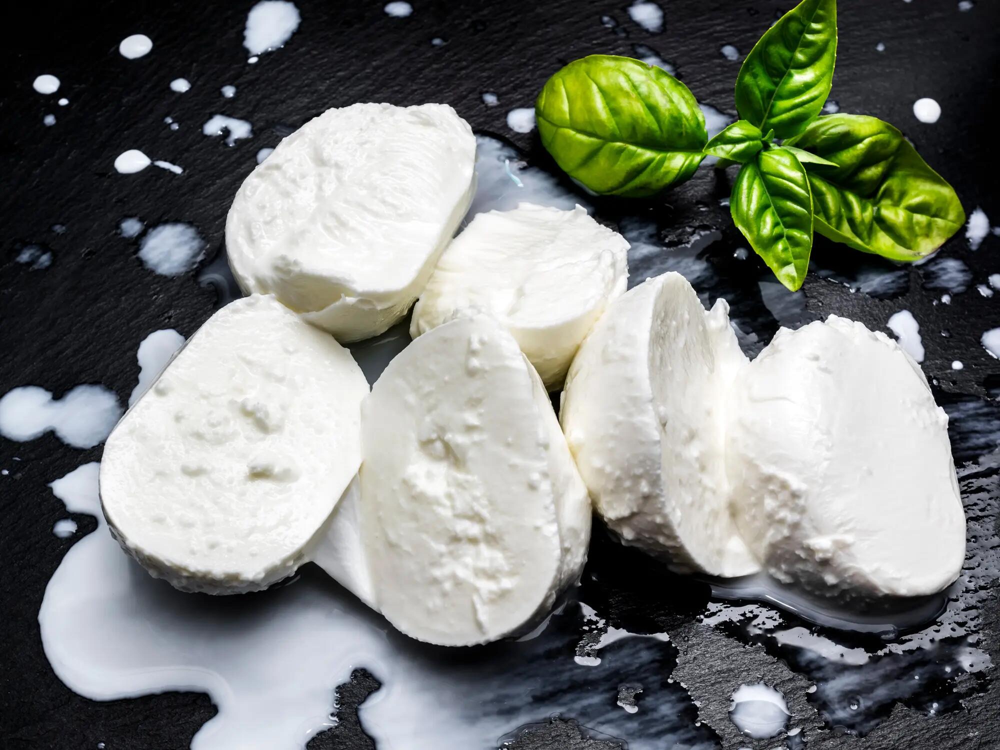 Quels sont les différents types de mozzarella