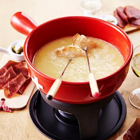 Fondue fribourgeoise - Recette au fromage