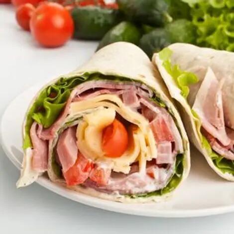 Recette de wraps au jambon et fromage