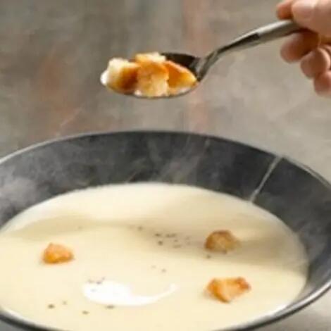 Velouté crémeux au maroilles - Recette au fromage