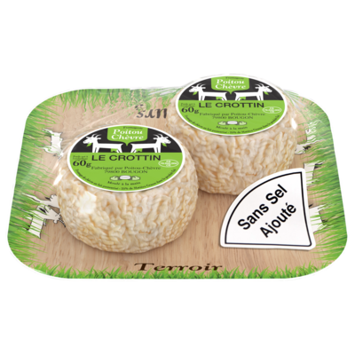 Fromage sans sel ajouté : le Crottin Sans Sel Poitou Chèvre
