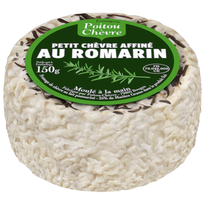 Petit chèvre affiné au romarin Poitou Chèvre