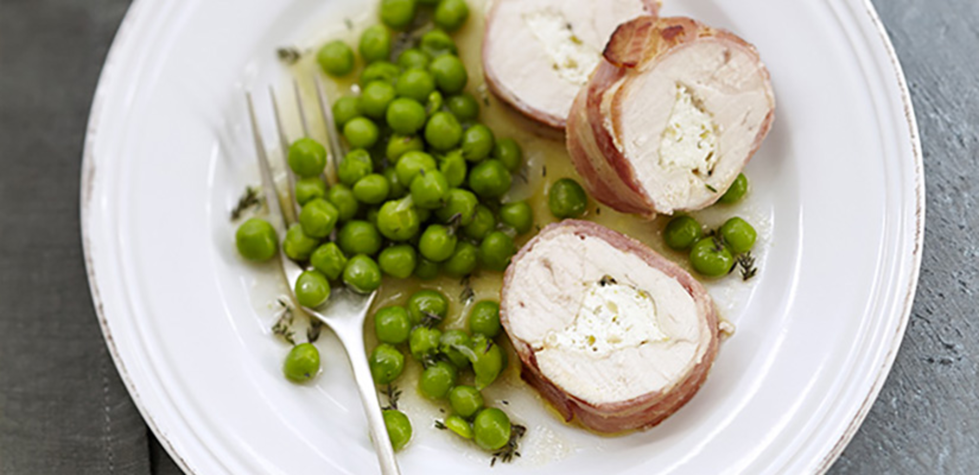 Blanc de poulet farci au fromage frais - Recette au fromage