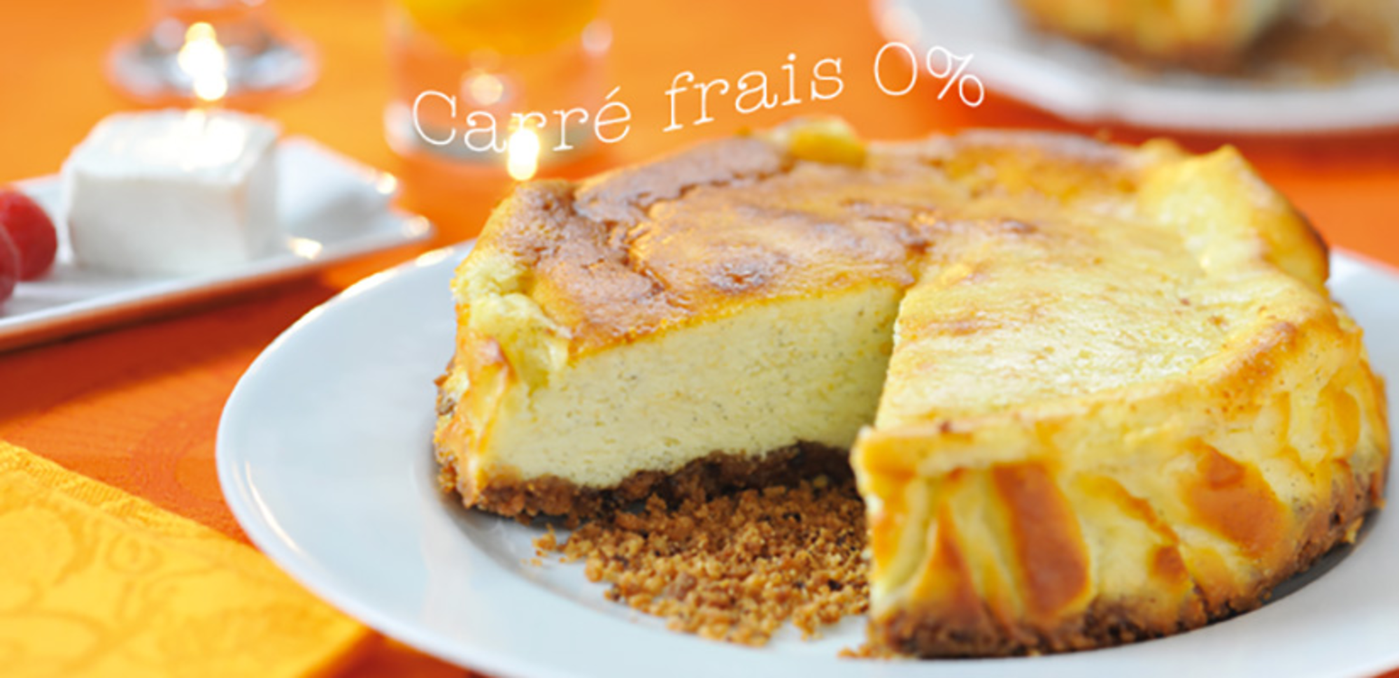Cheesecake au fromage frais 0% - Recette au fromage