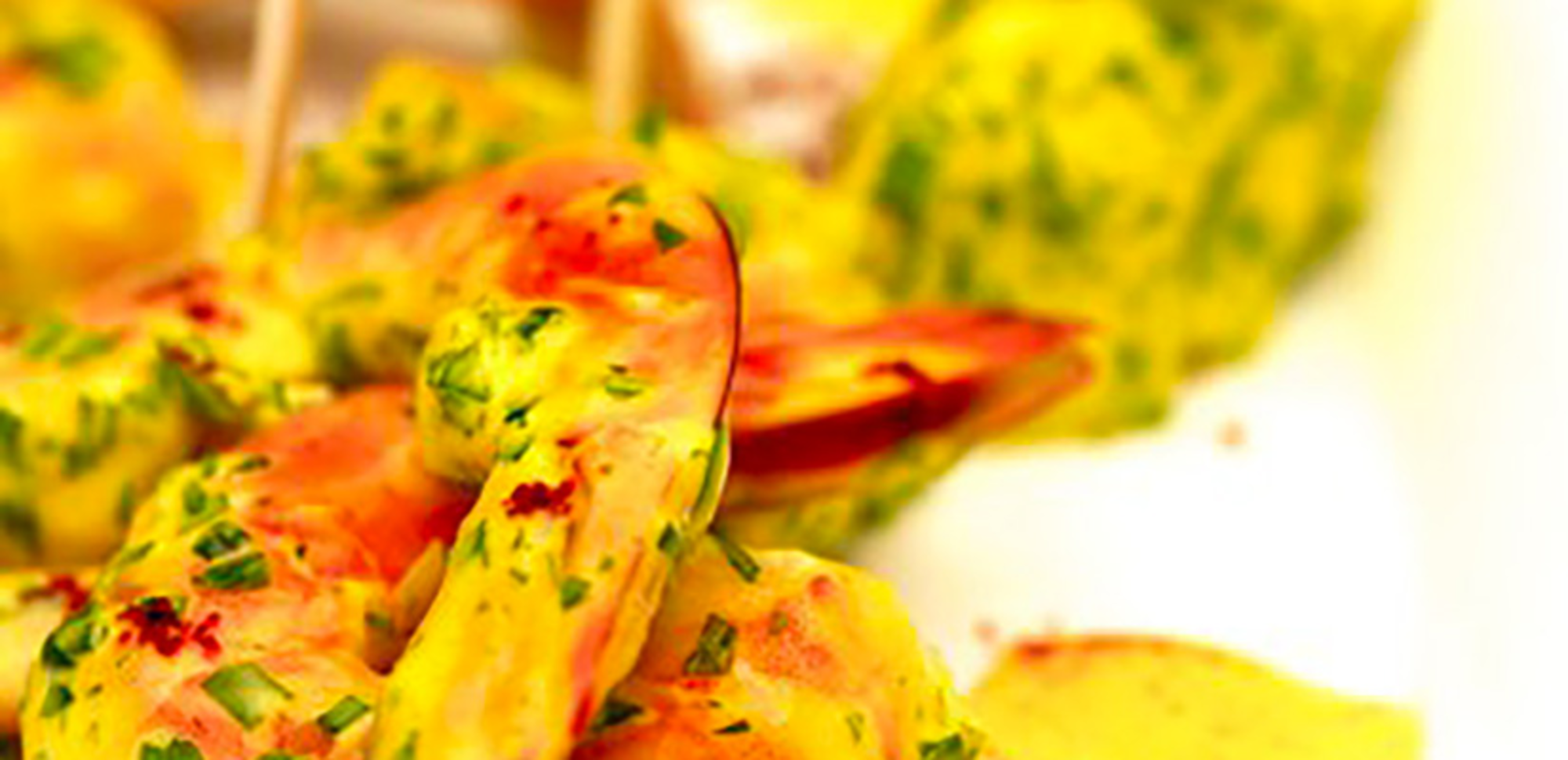 Crevettes festives au fromage frais - Recette au fromage